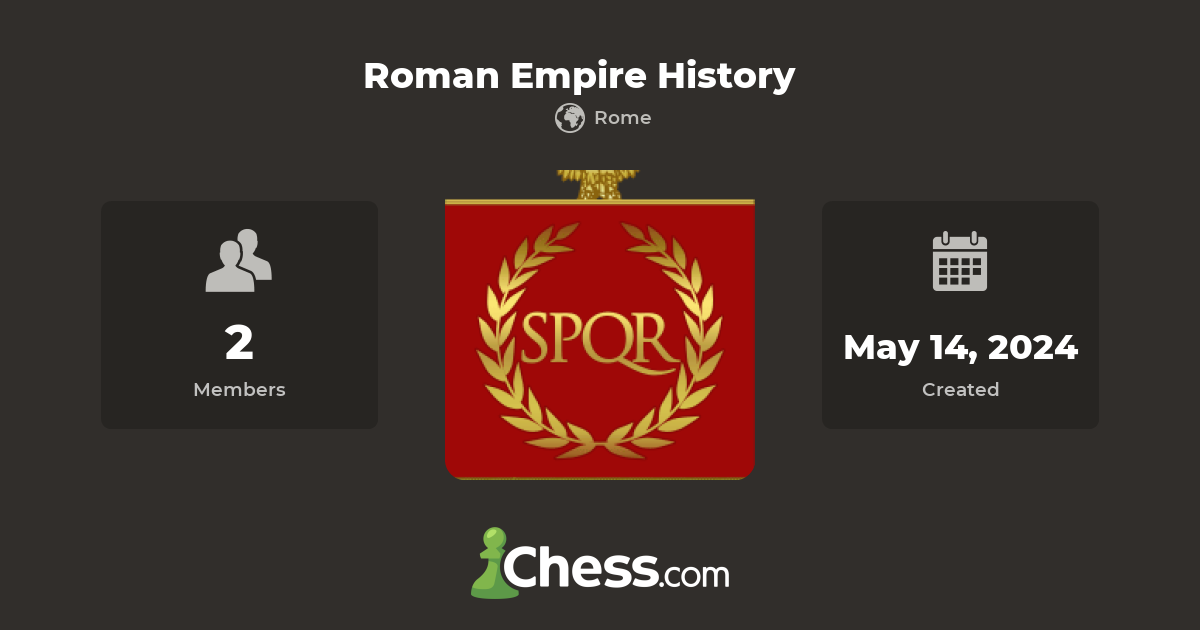 Roman Empire History - Chess Club - Chess.com