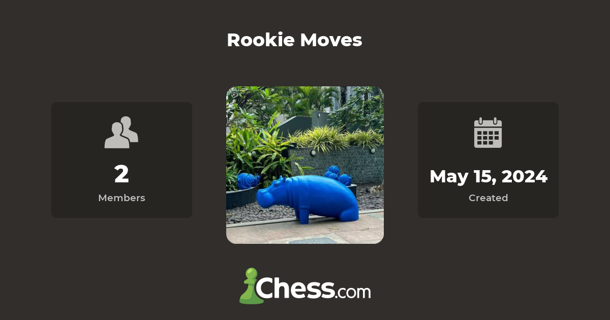 Rookie Moves - Chess Club - Chess.com