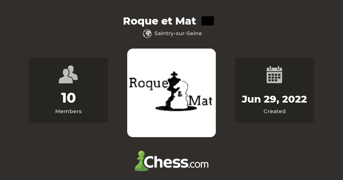 Roque et Mat - Chess Club - Chess.com