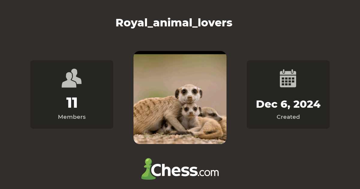 Royal_animal_lovers - Chess Club - Chess.com
