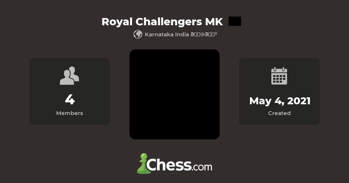 Royal Challengers MK - Chess Club - Chess.com