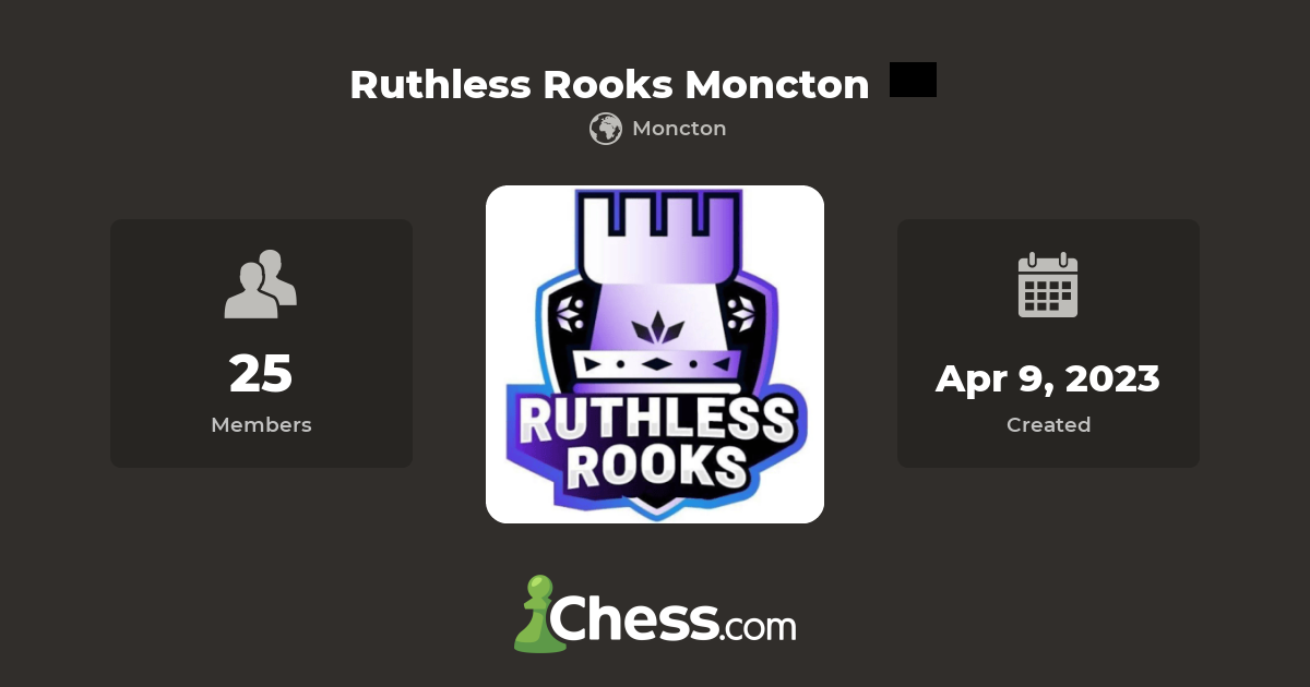 Ruthless Rooks Moncton - Chess Club - Chess.com