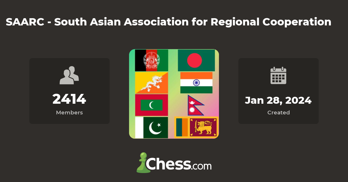 SAARC - South Asian Association for Regional Cooperation - Chess Club ...