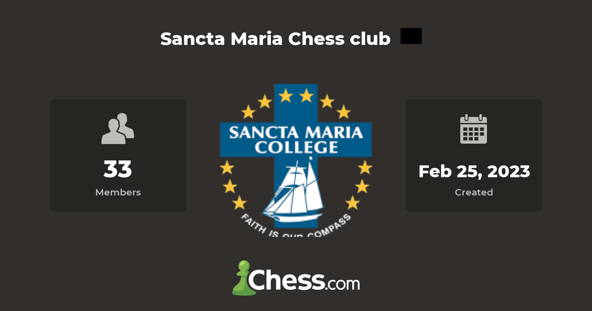 Sancta Maria Chess club - Chess Club - Chess.com