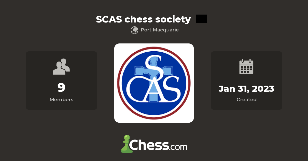 SCAS chess society - Chess Club - Chess.com