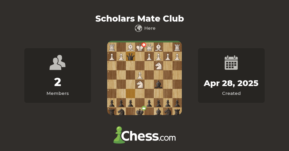 Scholars Mate Club - Chess Club - Chess.com