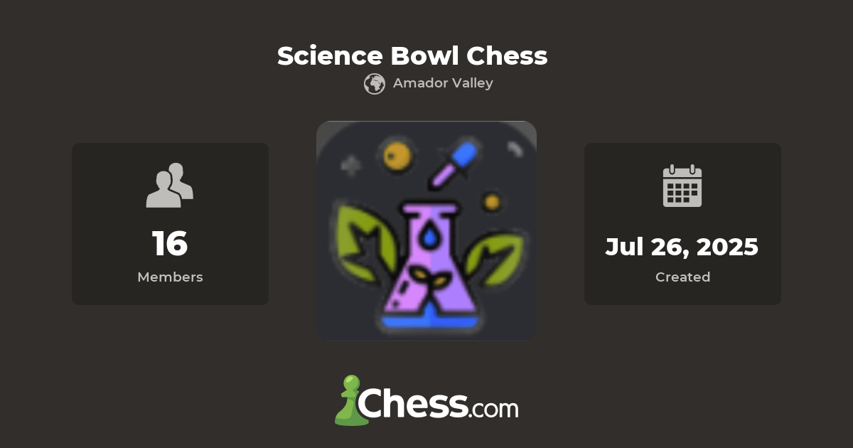 Science Bowl Chess - Chess Club - Chess.com