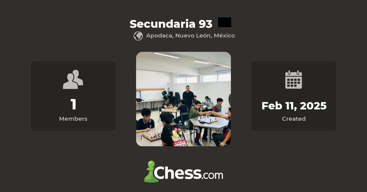 Secundaria 93 - Chess Club - Chess.com
