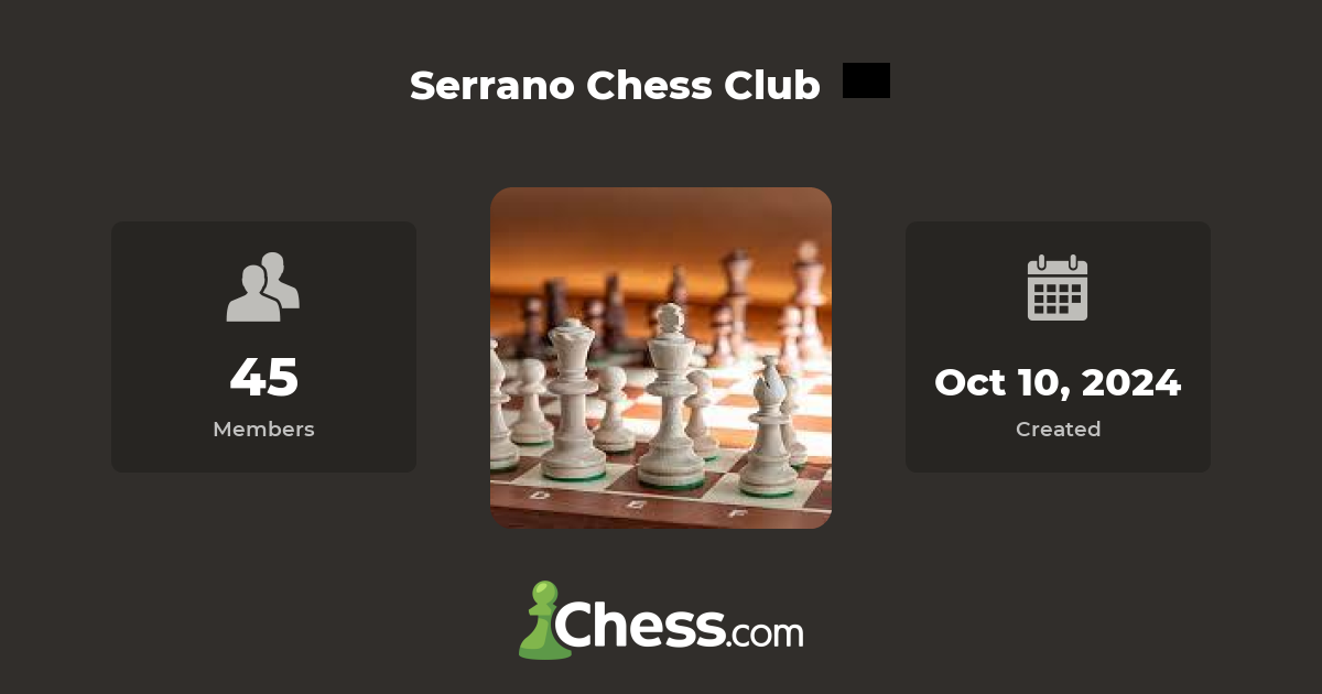 Serrano Chess Club - Chess Club - Chess.com