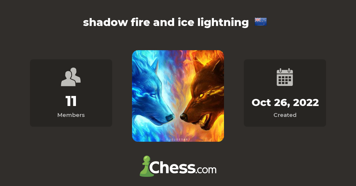 shadow fire and ice lightning - Chess Club - Chess.com shadow fire and ice lightning - Chess Club - Chess.com