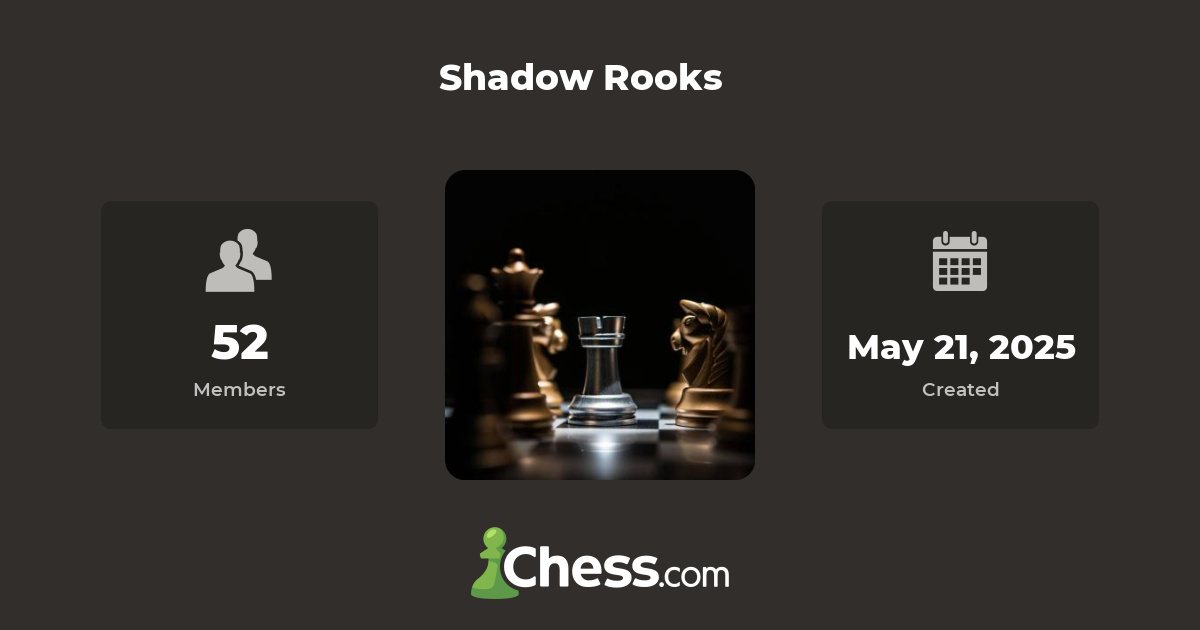 Shadow Rooks - Chess Club - Chess.com