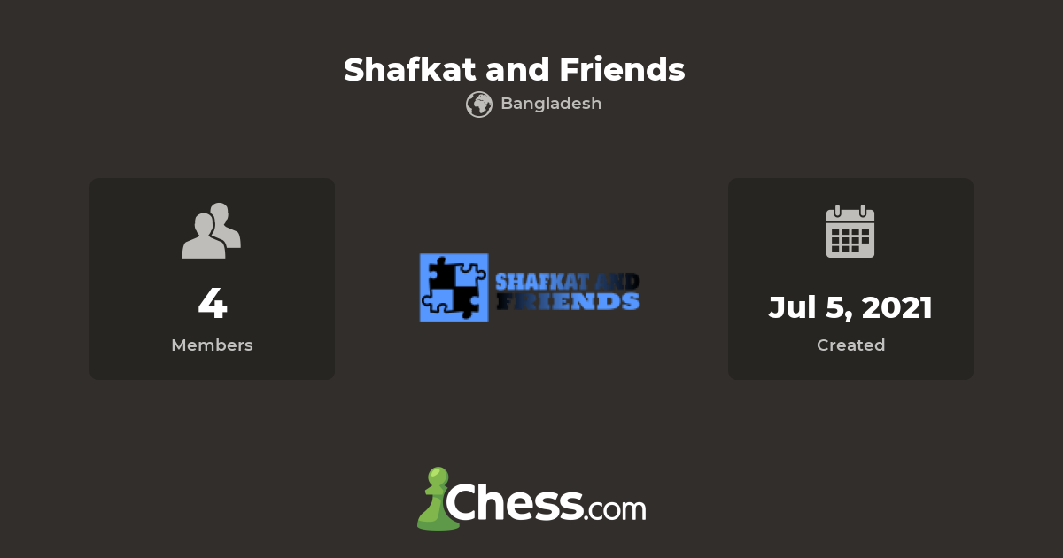 Shafkat and Friends - Chess Club - Chess.com