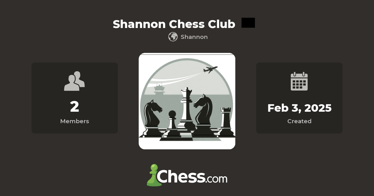 Shannon Chess Club - Chess Club - Chess.com