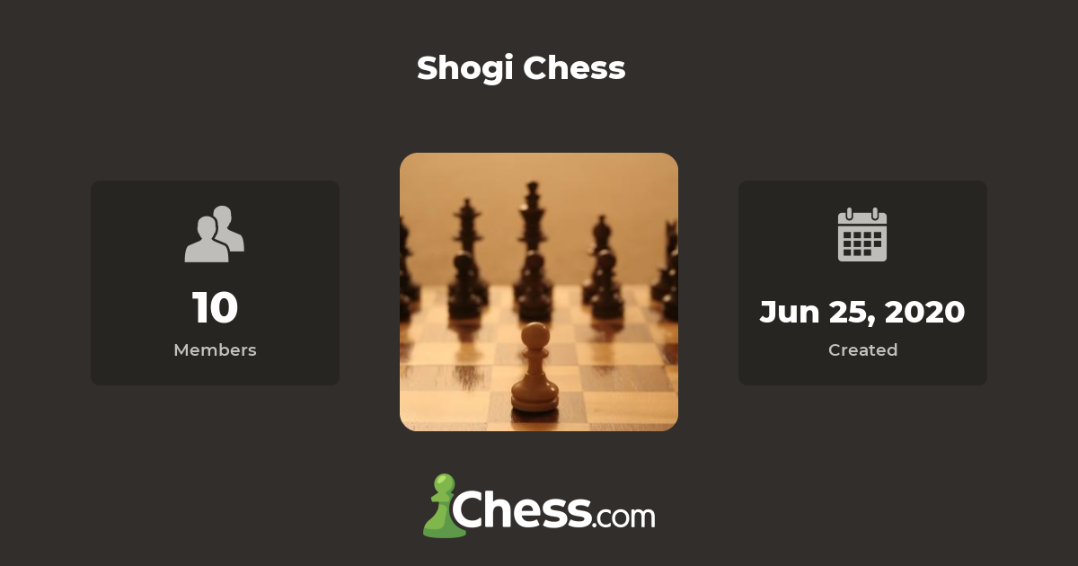 Shogi Chess - Chess Club - Chess.com