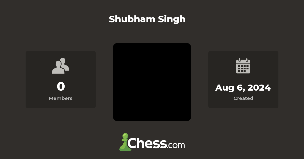 Shubham Singh - Chess Club - Chess.com