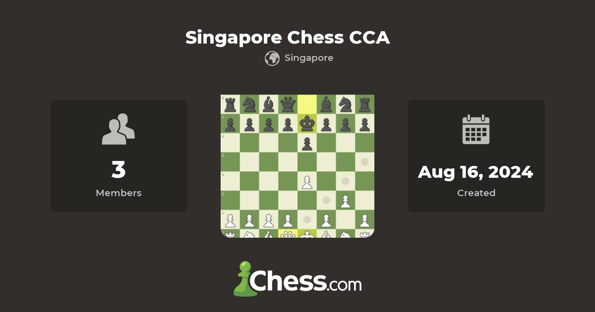 Singapore Chess CCA - Chess Club - Chess.com
