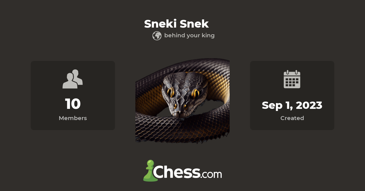 Sneki Snek - Chess Club - Chess.com
