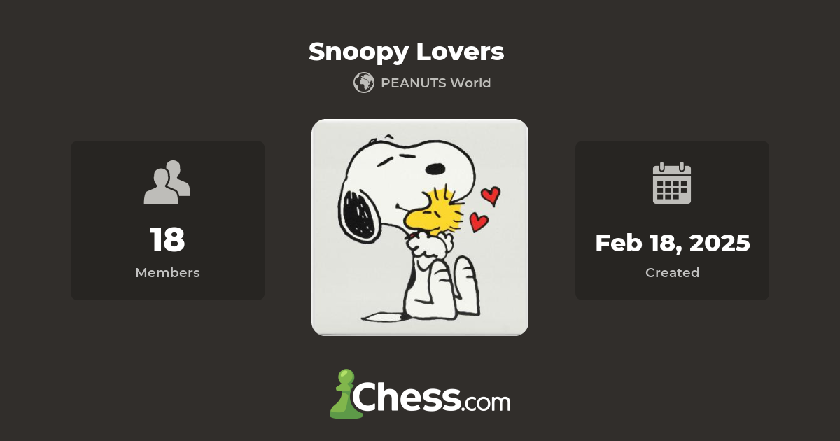 Snoopy Lovers - Chess Club - Chess.com