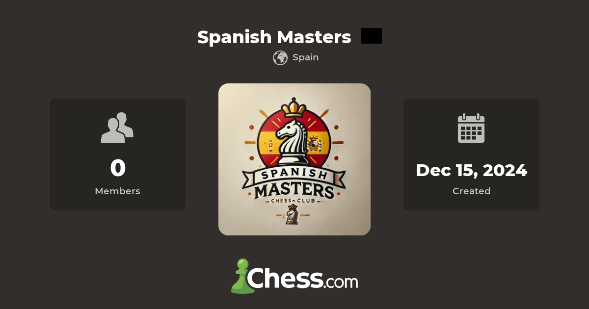 Spanish Masters - Chess Club - Chess.com