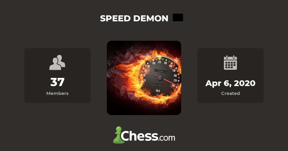 SPEED DEMON - Chess Club - Chess.com