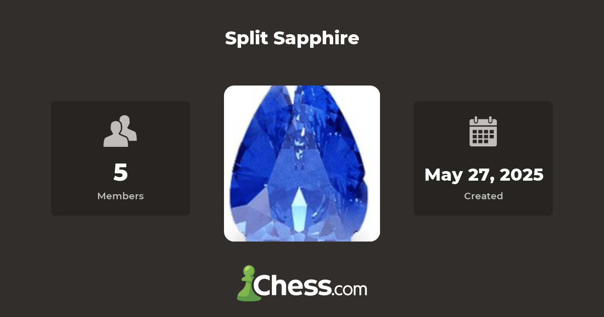 Split Sapphire - Chess Club - Chess.com