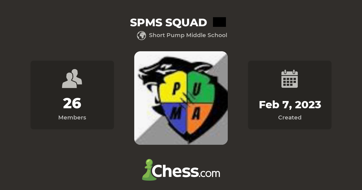 SPMS SQUAD - Chess Club - Chess.com