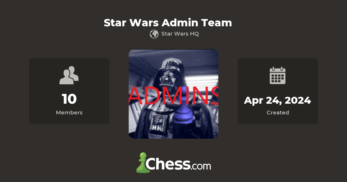 Star Wars Admin Team - Chess Club - Chess.com