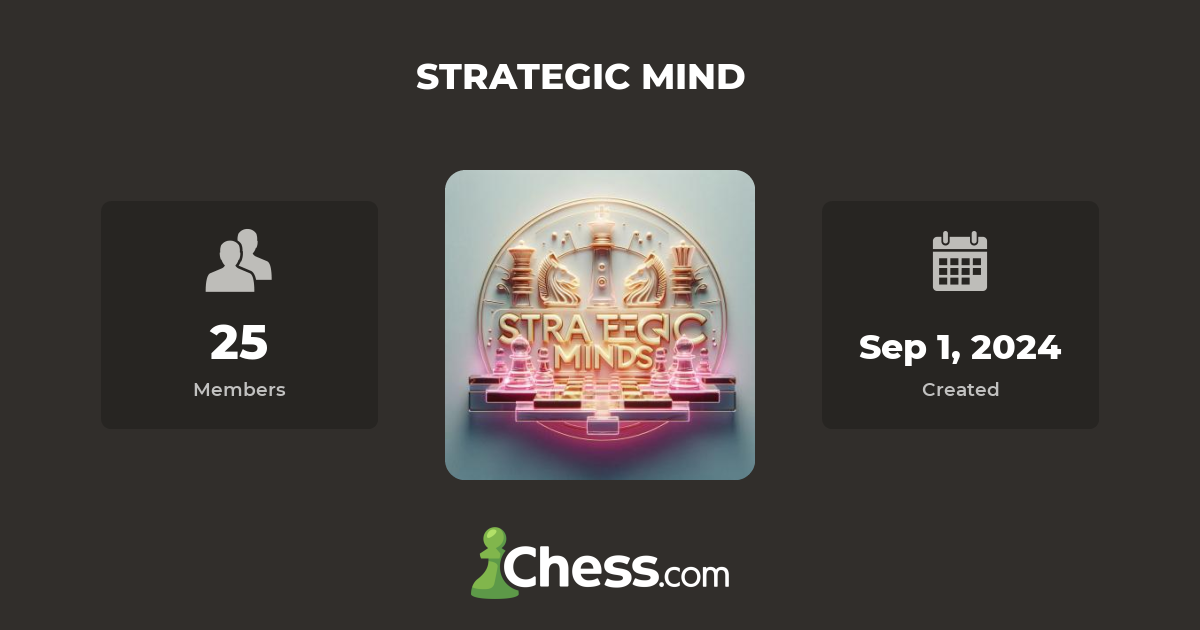 STRATEGIC MIND - Chess Club - Chess.com