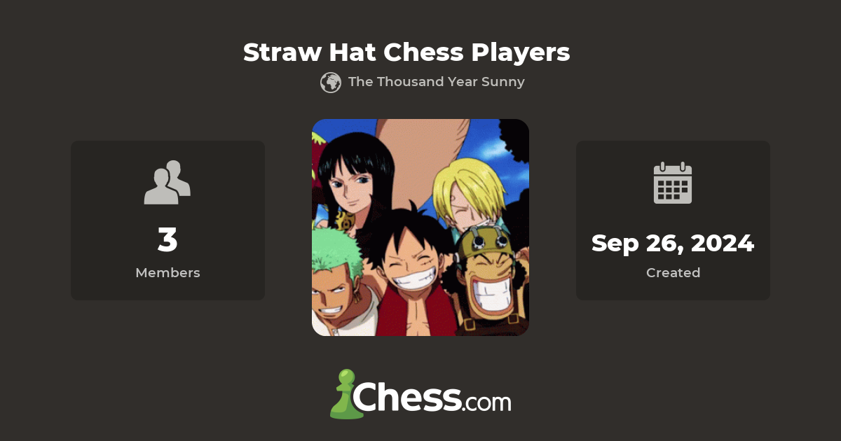 Straw Hat Chess Players - Chess Club - Chess.com