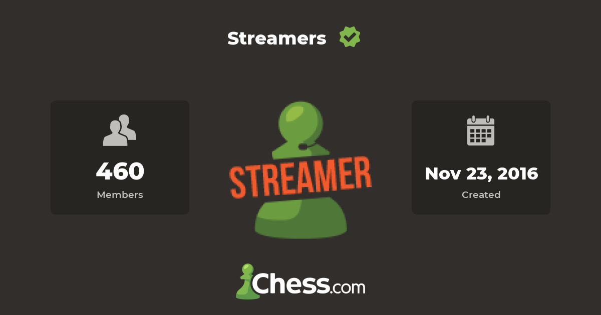 Streamers - Chess Club - Chess.com