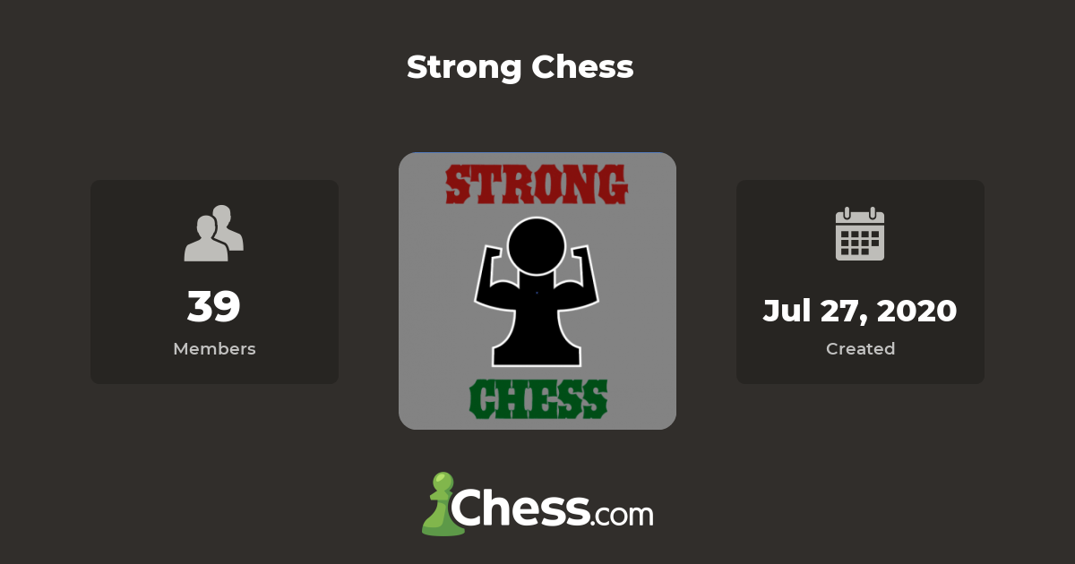 Strong Chess - Chess Club - Chess.com