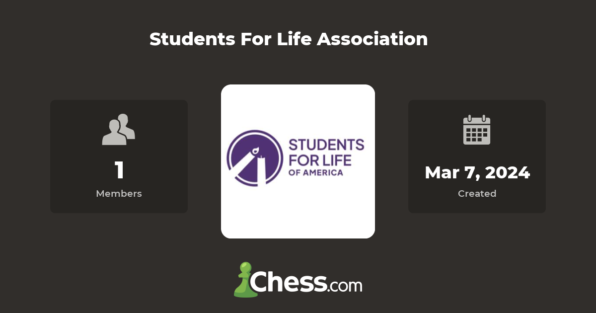 Students For Life Association - Chess Club - Chess.com