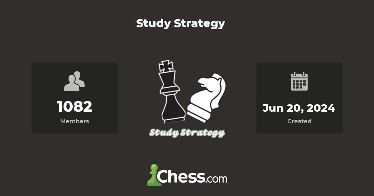 Study Strategy - Chess Club - Chess.com