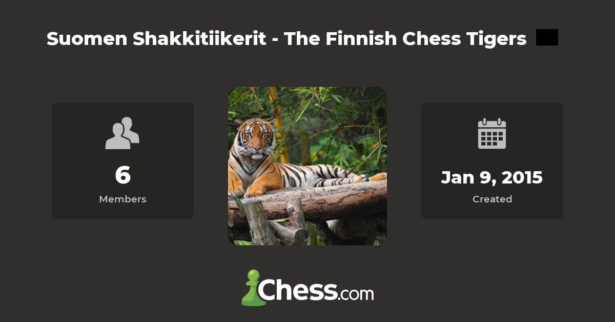 Suomen Shakkitiikerit - The Finnish Chess Tigers - Chess Club - Chess.com