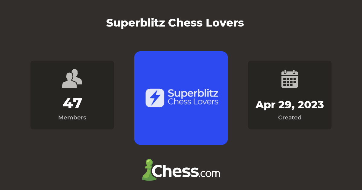 Superblitz Chess Lovers - Chess Club - Chess.com