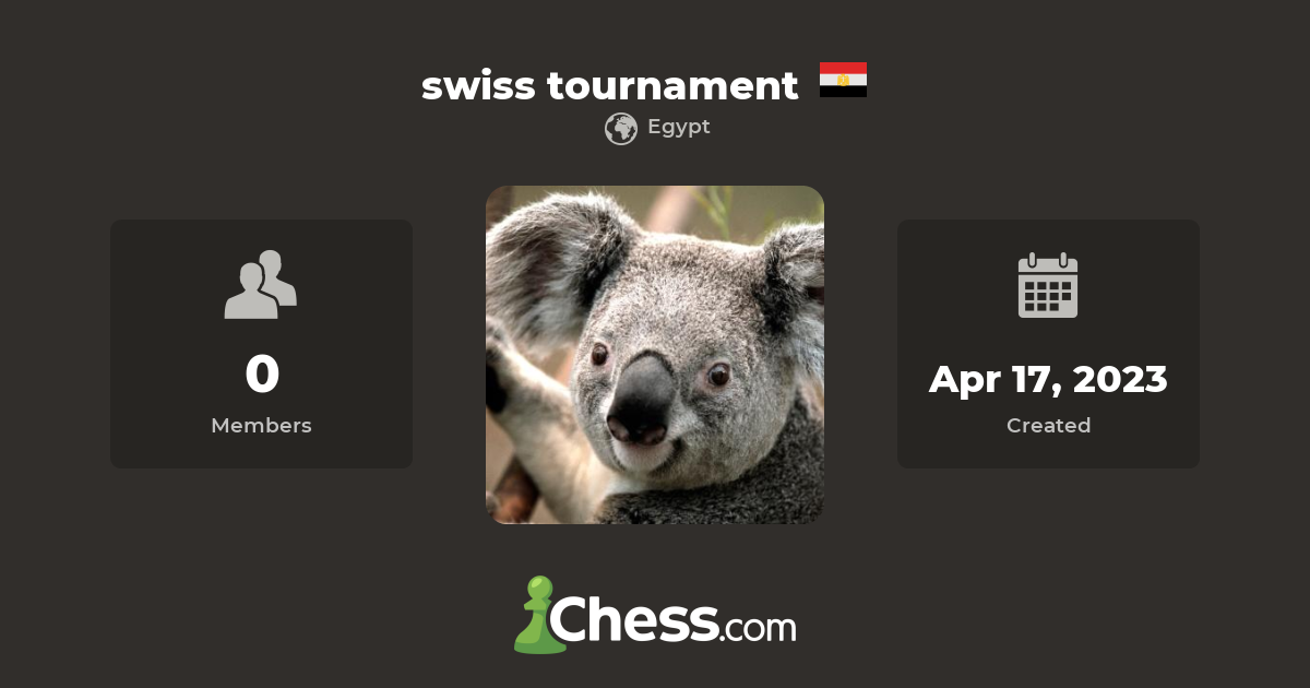 swiss tournament - Chess Club - Chess.com