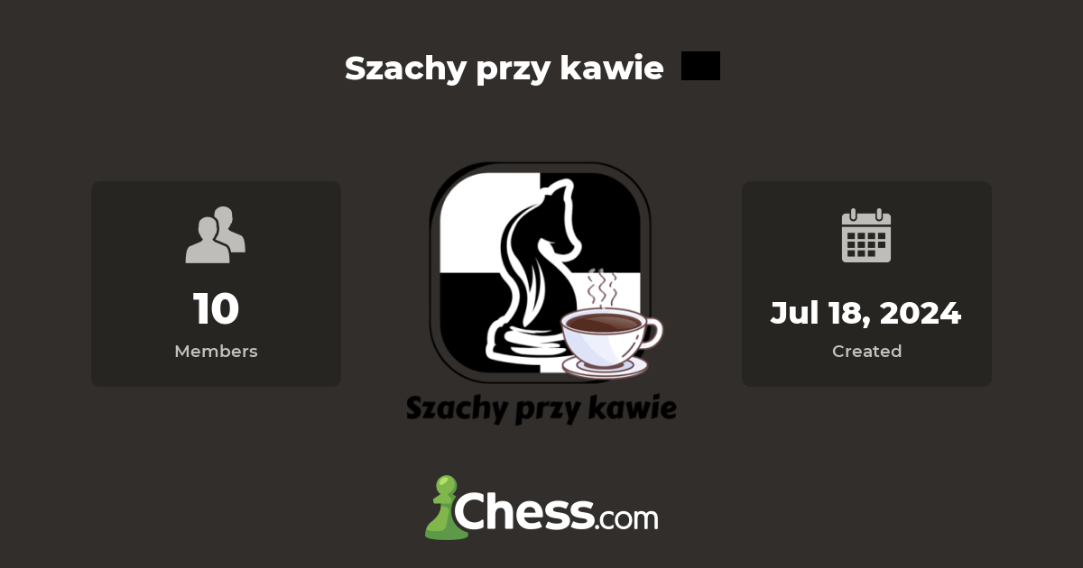 Szachy przy kawie - Chess Club - Chess.com