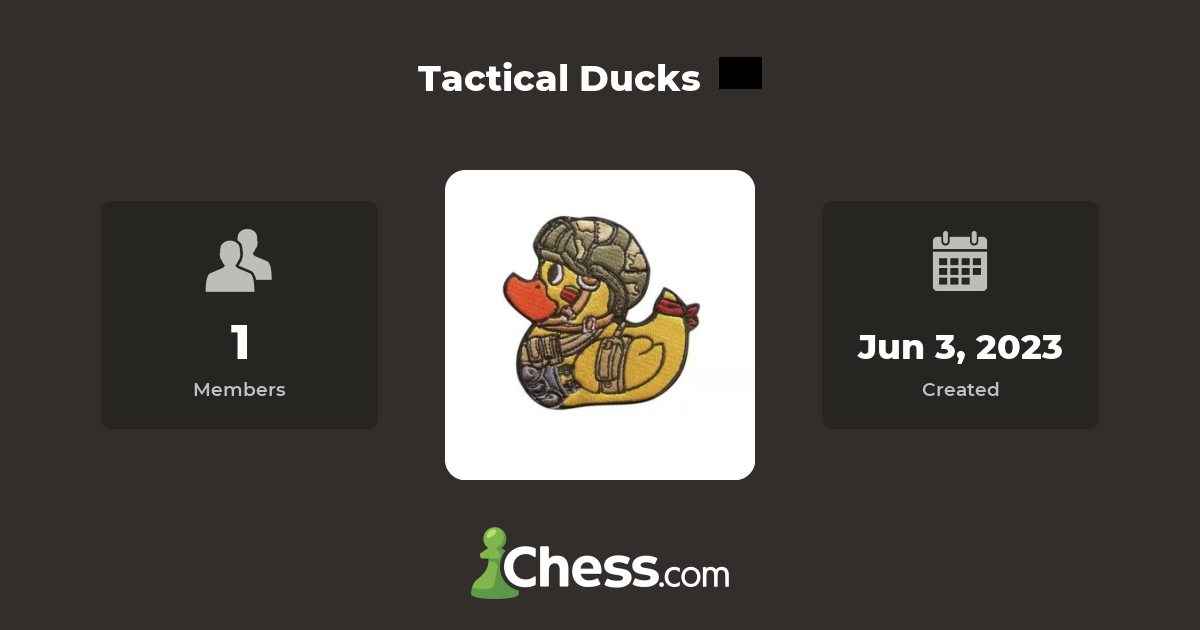 Tactical Ducks - Chess Club - Chess.com