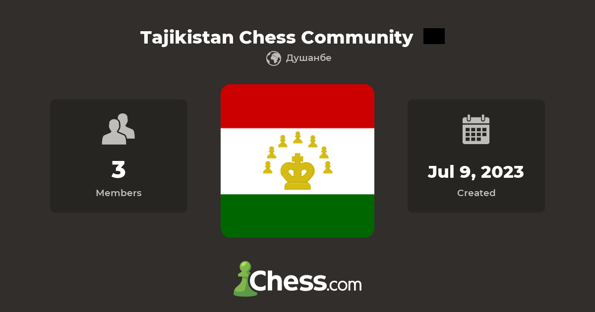 Tajikistan Chess Community - Chess Club - Chess.com