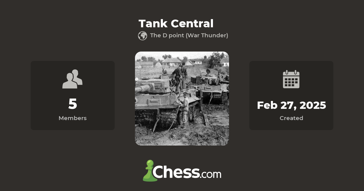 Tank Central - Chess Club - Chess.com