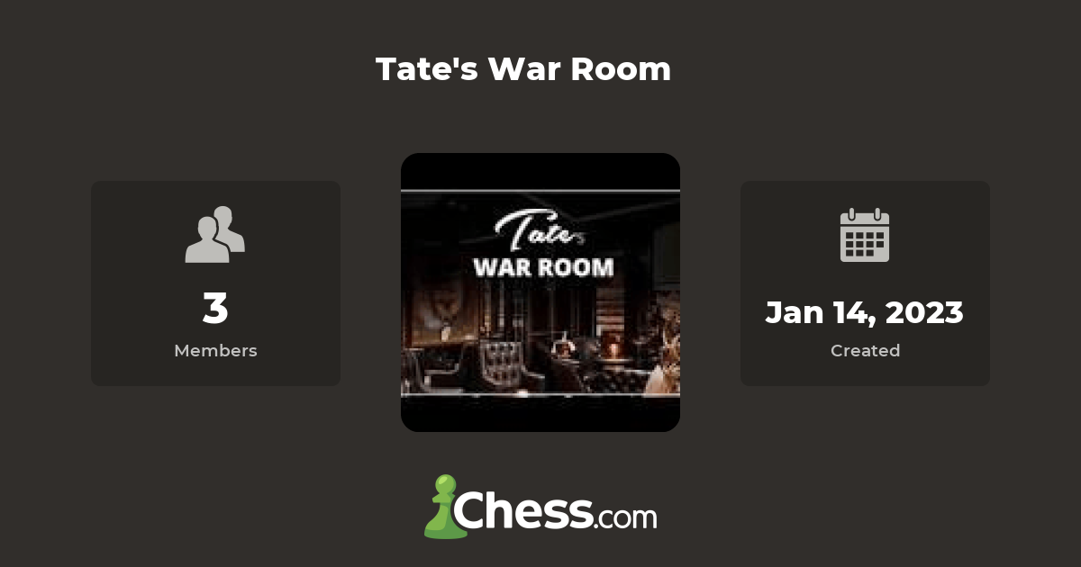 Tate's War Room - Chess Club - Chess.com