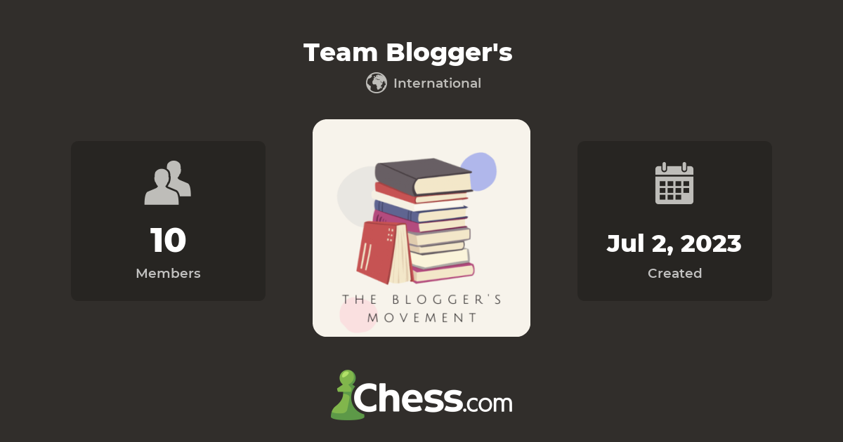 Team Blogger's - Chess Club - Chess.com