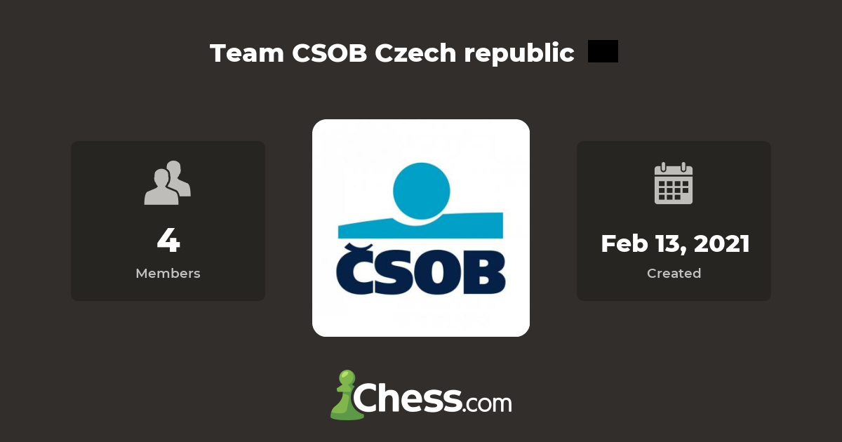 Team CSOB Czech republic - Chess Club - Chess.com