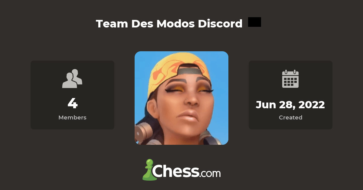 Team Des Modos Discord - Chess Club - Chess.com