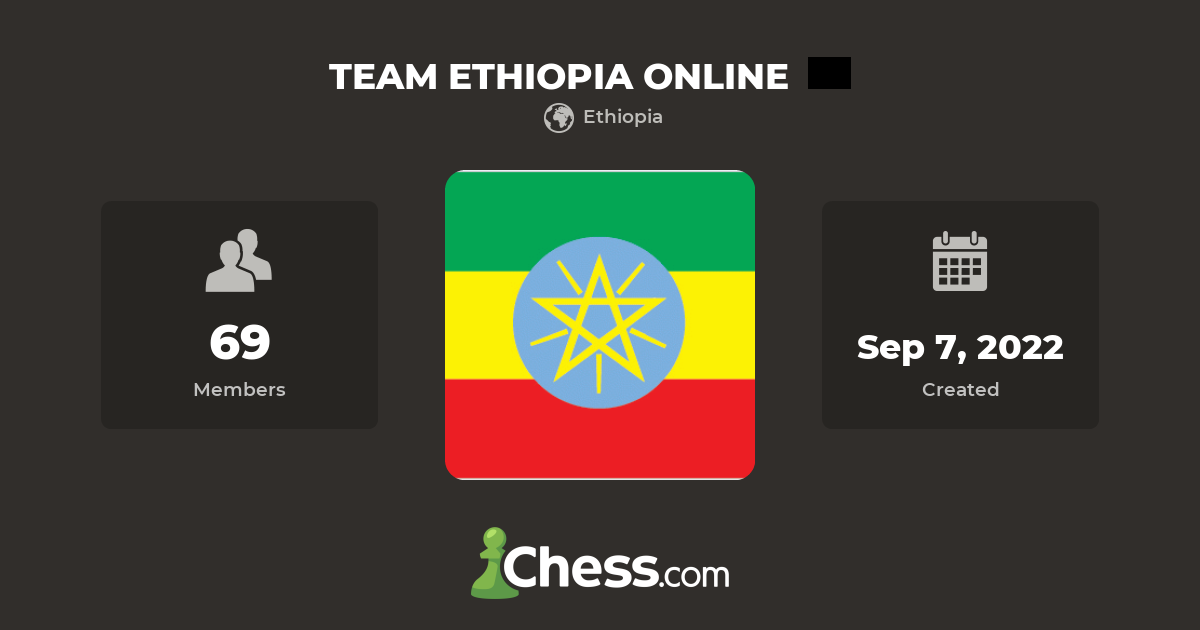 TEAM ETHIOPIA ONLINE - Chess Club - Chess.com