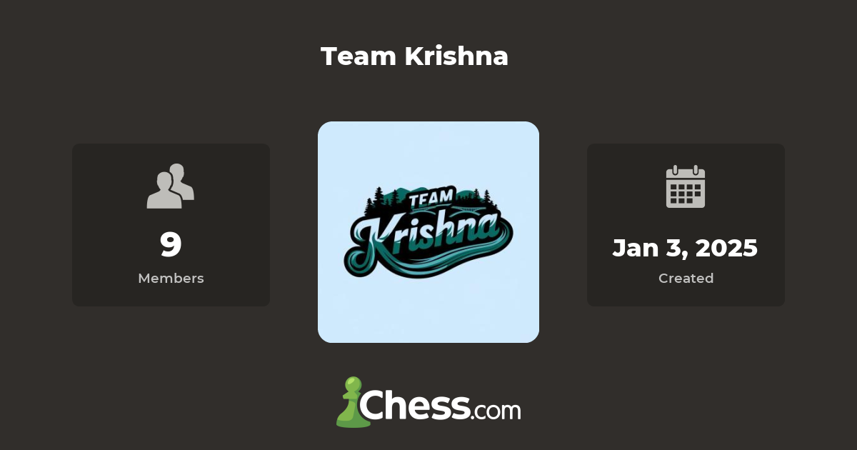 Team Krishna - Chess Club - Chess.com