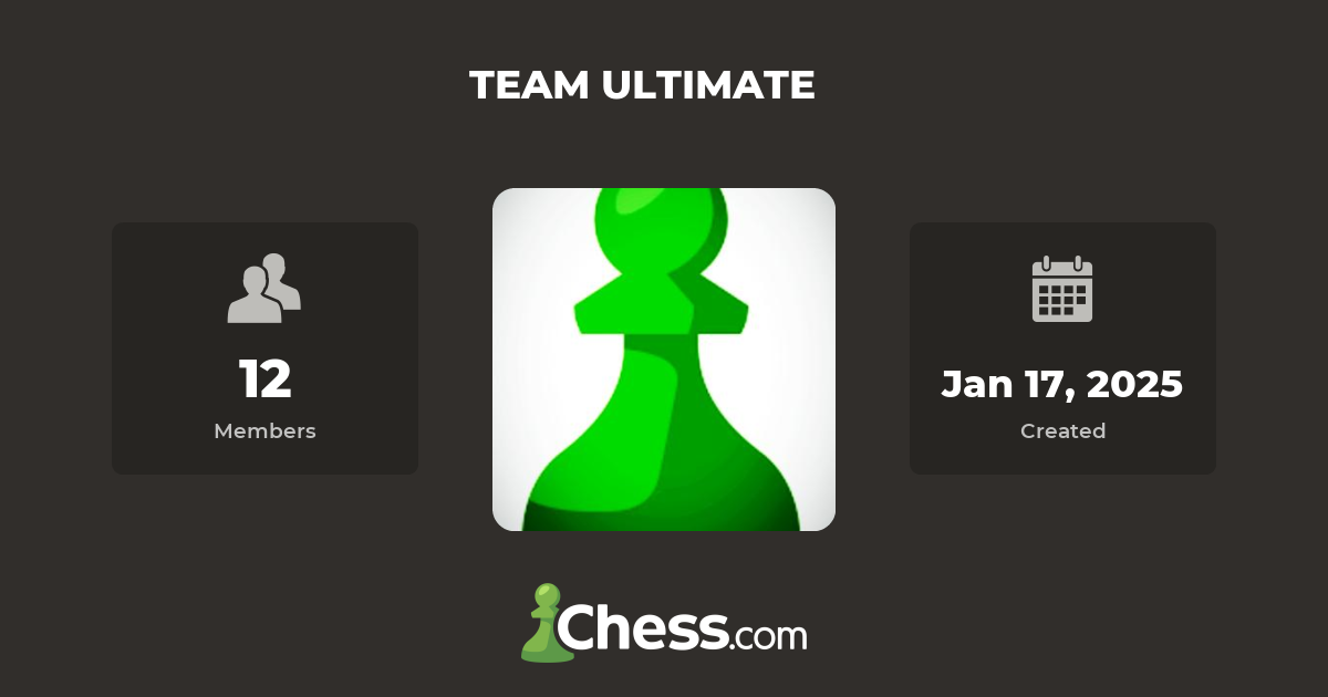 TEAM ULTIMATE - Chess Club - Chess.com