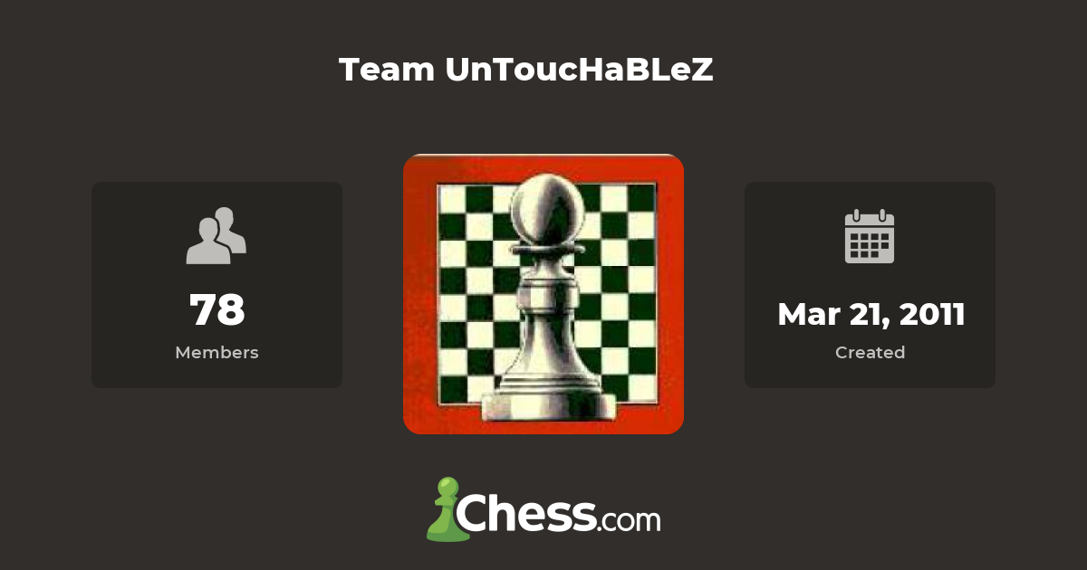 Team UnToucHaBLeZ - Chess Club - Chess.com