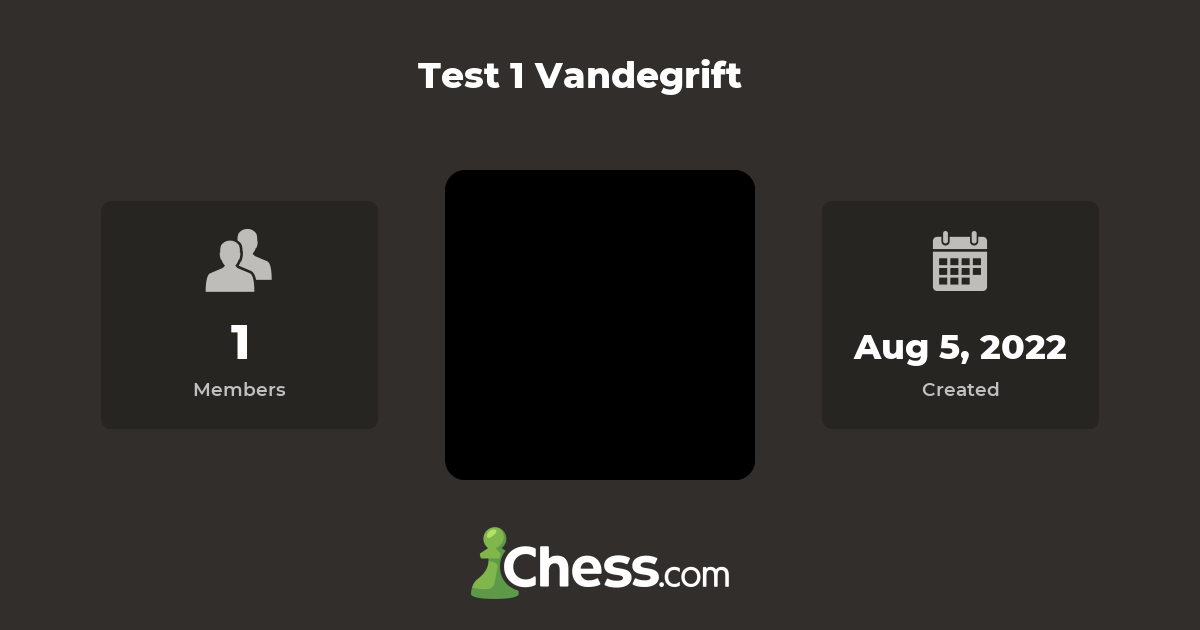 Test 1 Vandegrift - Chess Club - Chess.com