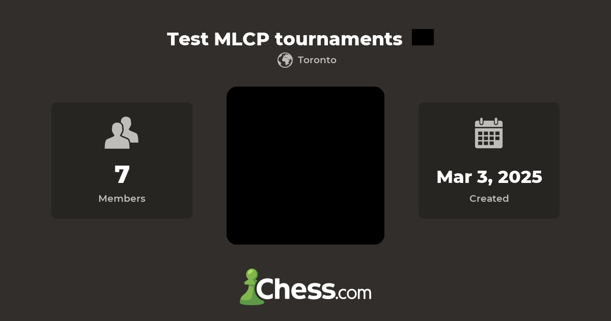 Test MLCP tournaments - Chess Club - Chess.com